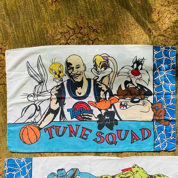 Michael Jordan | Bedding | Space Jam 996 Warner Bros Tune Squad Double ...